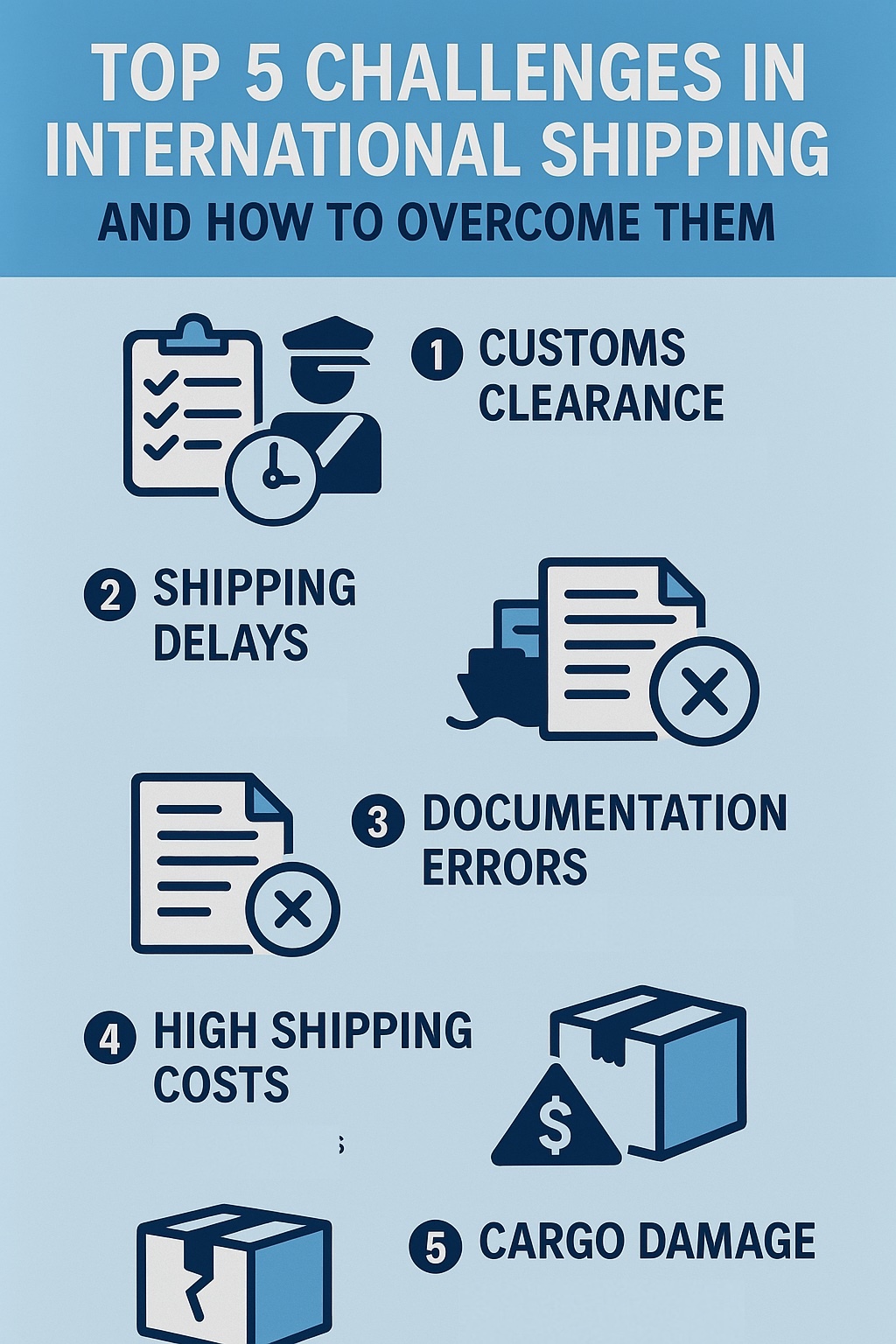 Top 5 Challenges in International Shipping — ECR - Digital Solutions